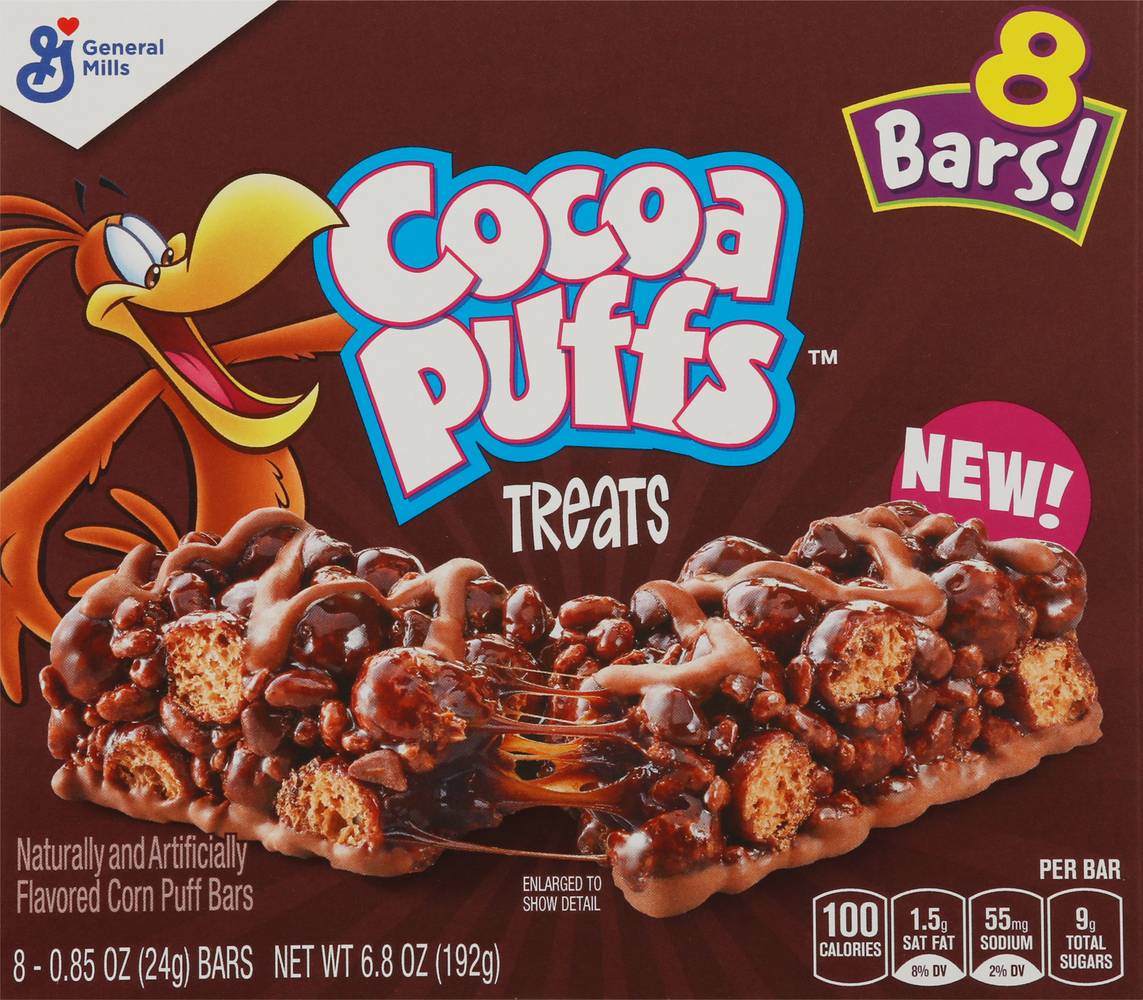 Cocoa Puffs Treats Flavored Corn Puff Bars - Delivery in Under an Hour ...