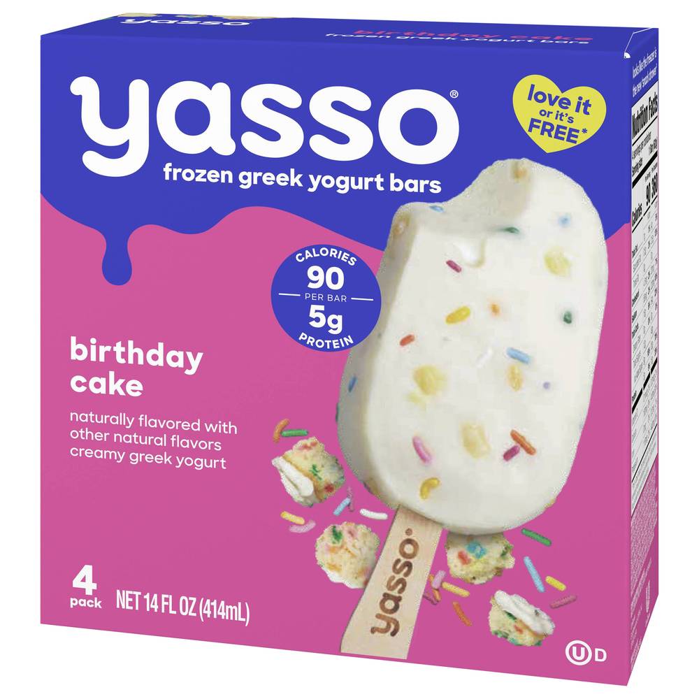 Yasso Birthday Cake Greek Yogurt Bars - Delivery in Under an Hour | Ice ...
