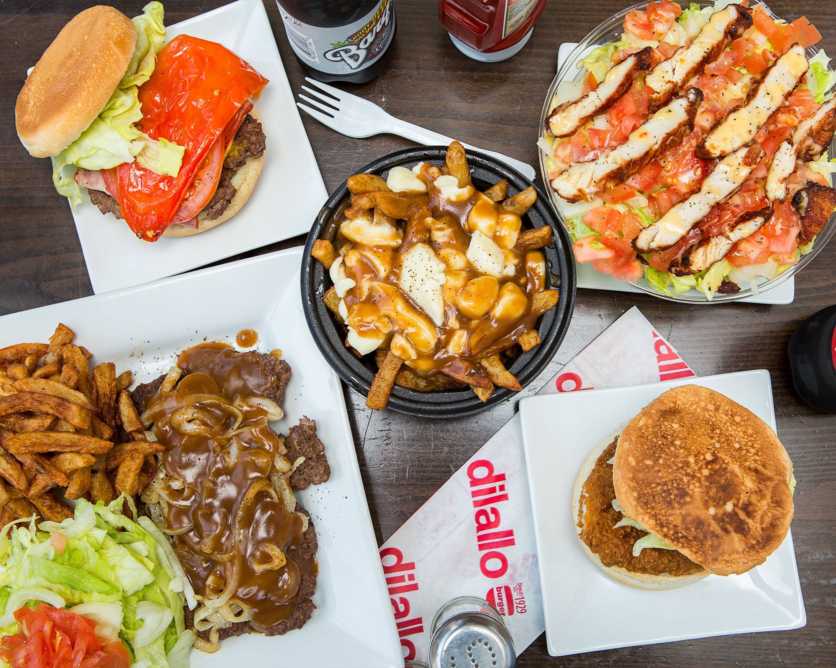 Commander d'un Dilallo Burger (Ste-Catherine)【Menu et prix】| Sainte ...