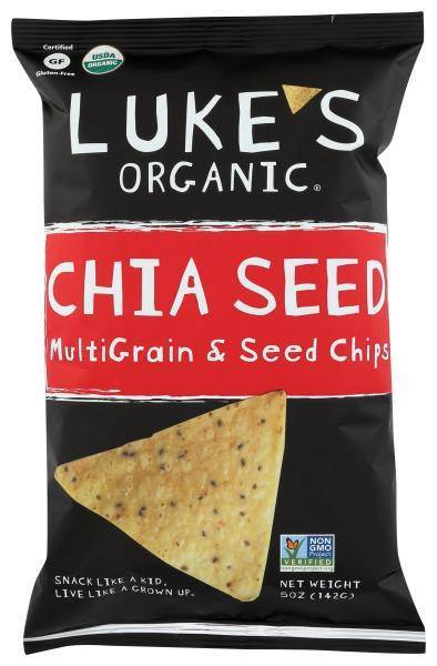 Luke's Organic Chia Seed Multigrain Chips (5 oz) | Delivery Near You ...