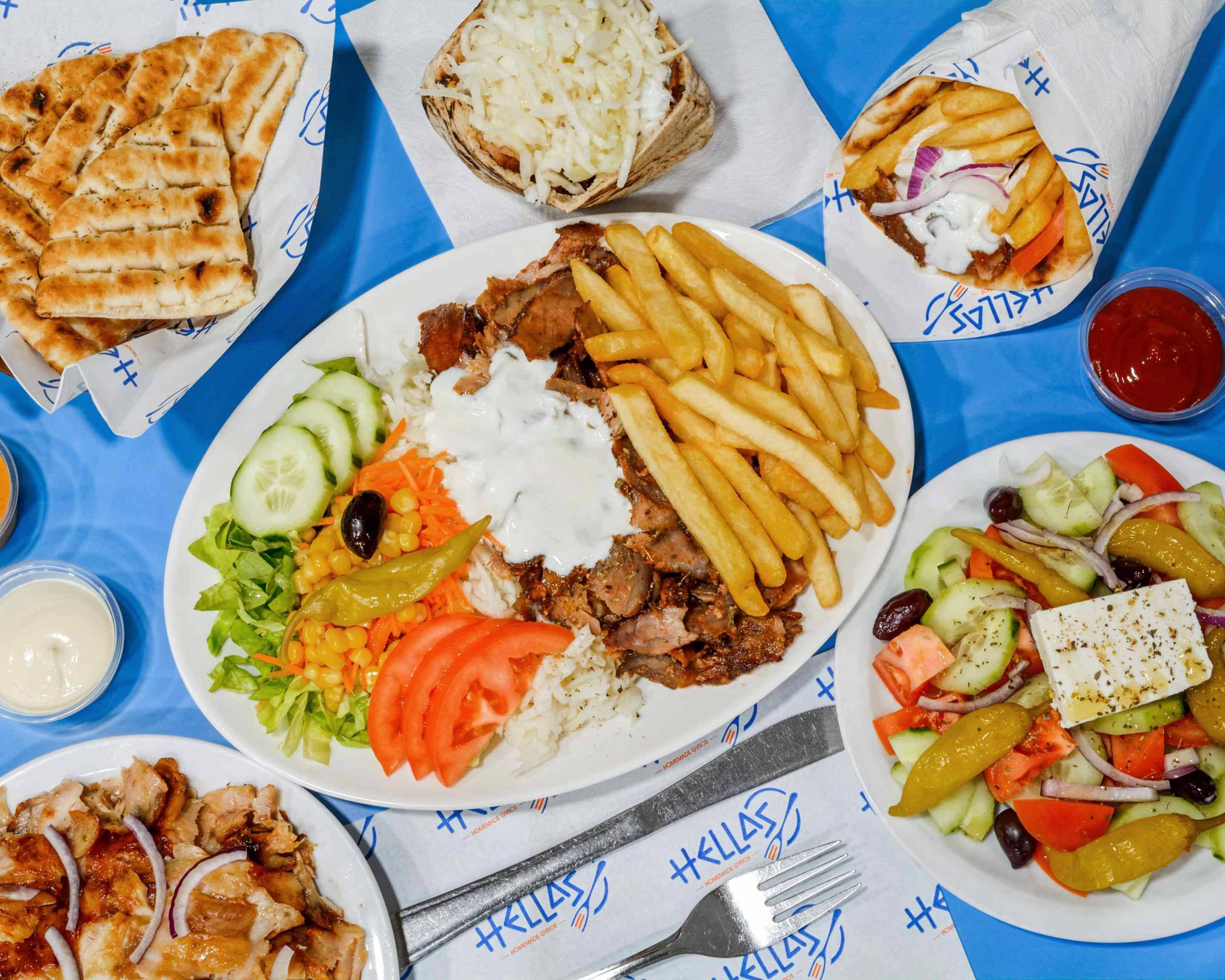 Bruxelles | Livraison de commande de l'établissement Hellas – Menu et ...