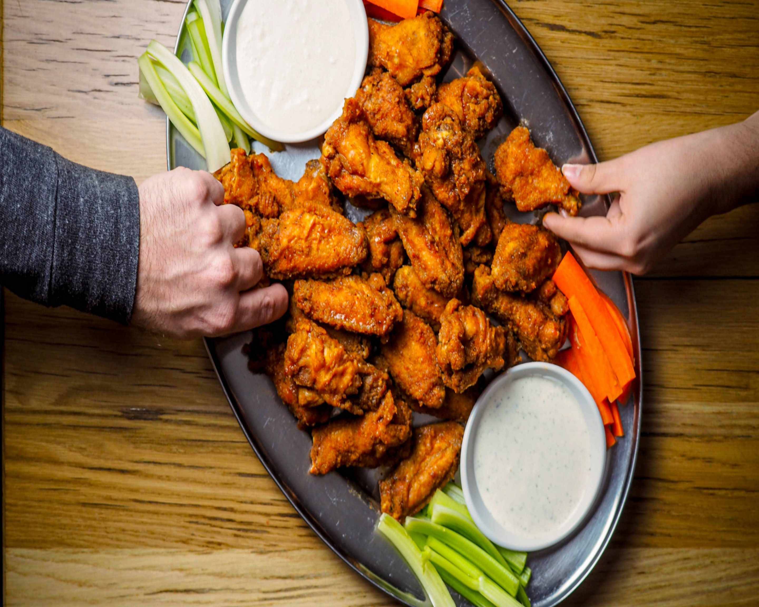 The Fifty/50 Buffalo Wings (South Loop) Menu Chicago • Order The Fifty ...