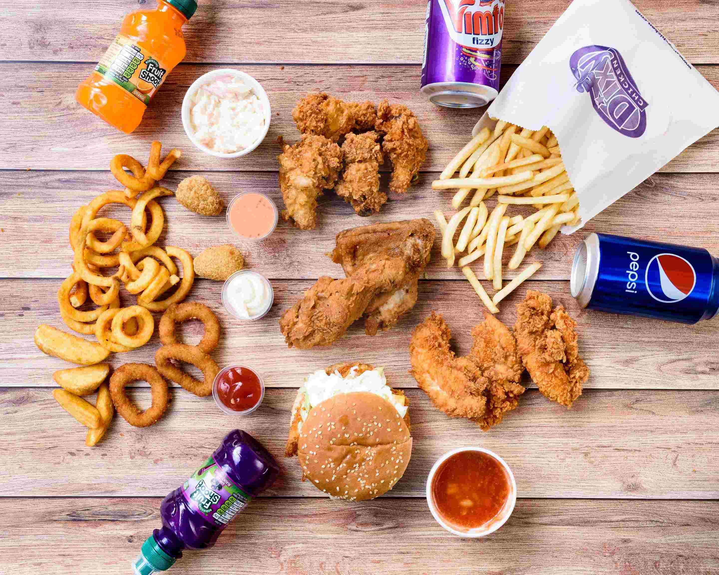 Dixy Chicken Menu - Takeaway in Birmingham | Delivery menu & prices ...