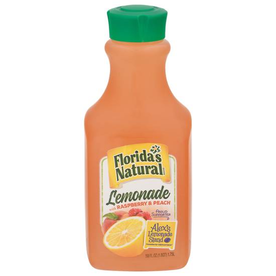 Florida's Natural Natural Lemonade With Raspberry & Peach (59 fl oz ...