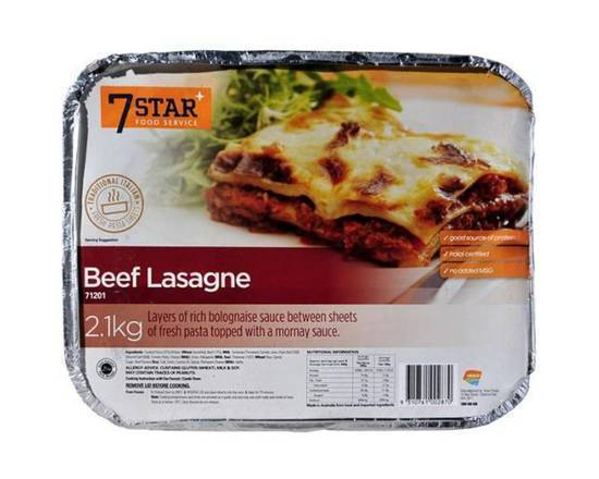 7 Star Food Service Beef Lasagne Delivery Near Me | Order Online | Uber ...