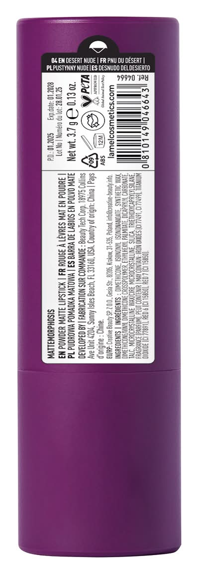 Powder Matte Lipstick MATTEmorphosis Desert Nude (0.13, Desert Nude ...