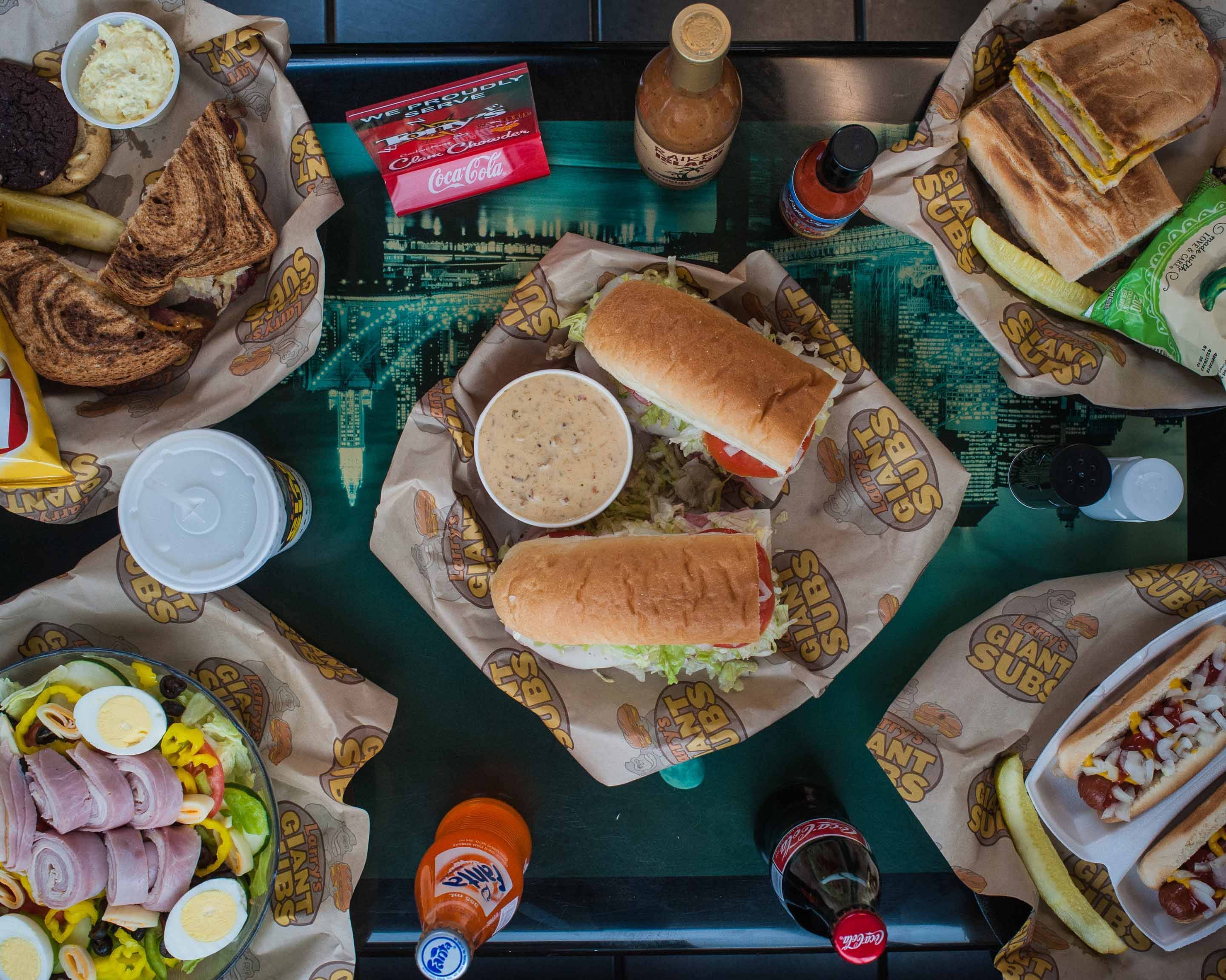 Larry's Giant Subs (14866 Old St Augustine Rd) Menu Jacksonville ...