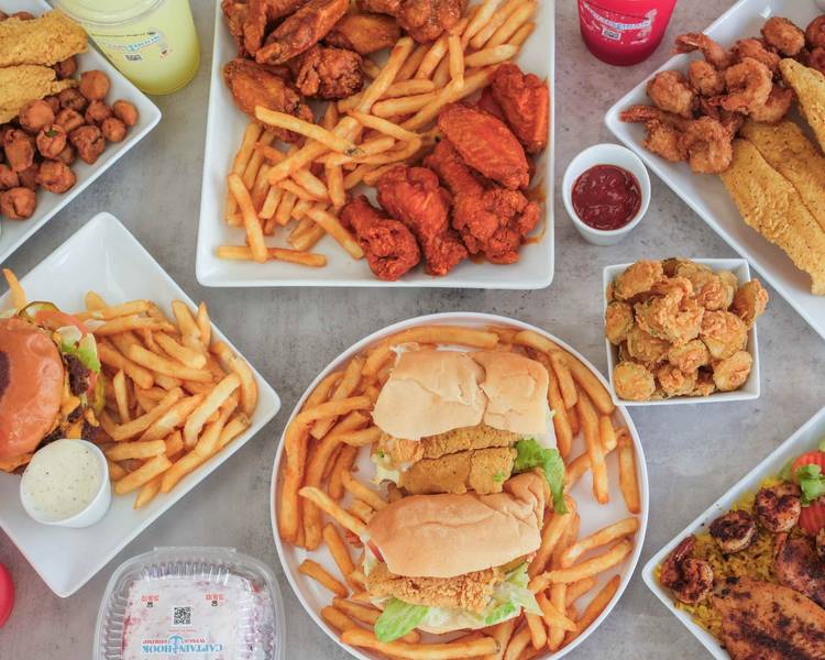 Order Captain Hook Wings and Shrimp - Menu & Prices - Baton Rouge ...
