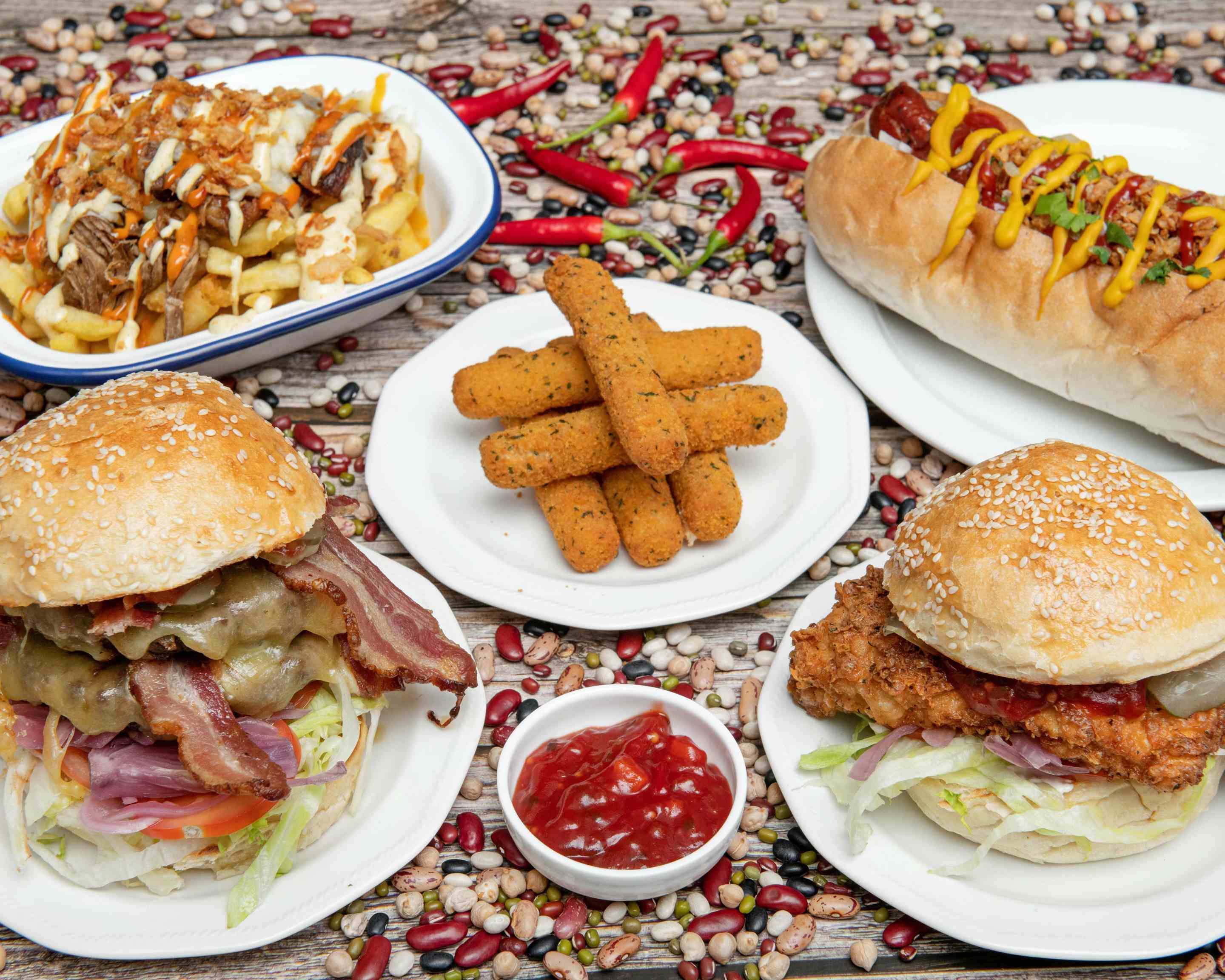 Phat Burger @ Railway Inn Menu - Takeaway in Clutton | Delivery Menu ...