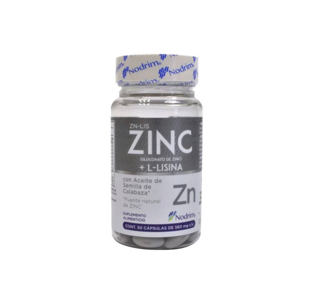 Soriana - Nodrim · Zinc + l-lisina cápsulas 560 mg (300 g) de entrega ...