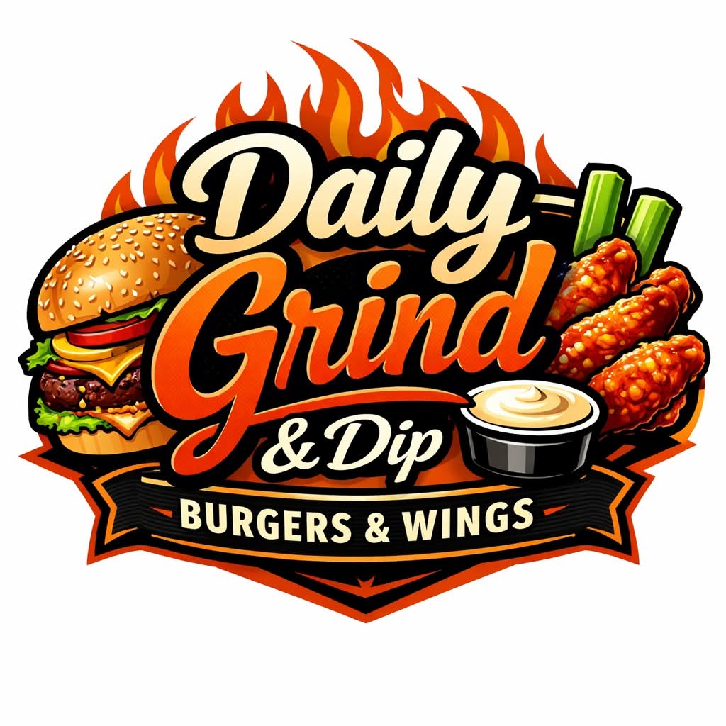 Daily Grind and Dip Burgers and Wings (5333 Adeline St) Menu Oakland ...