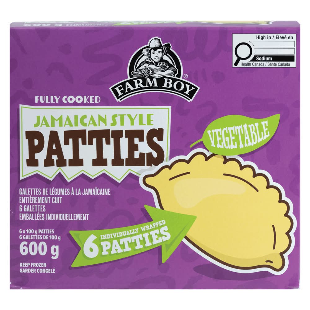 Farm Boy Fully Cooked Jamaican Style Patties Delivery Near Me | Order ...