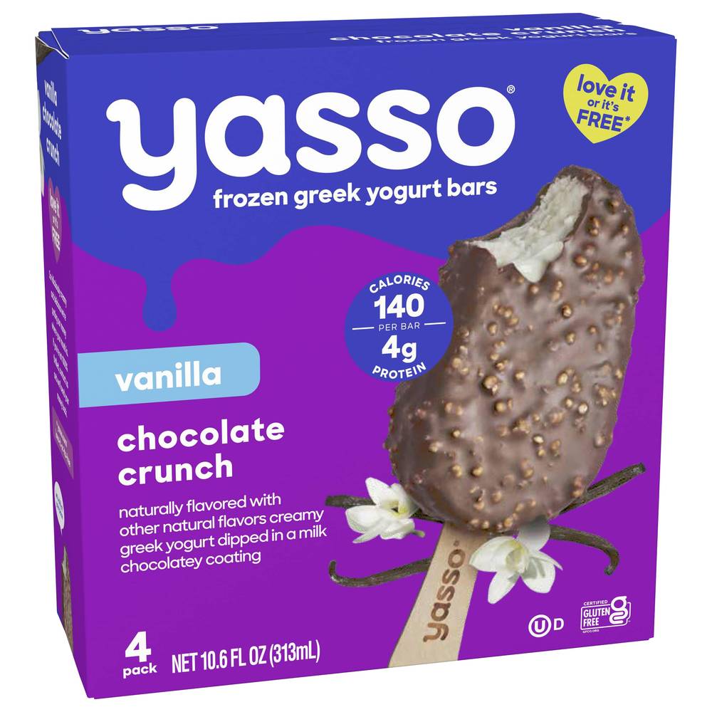 Order Now on Uber Eats! | Yasso Vanilla Chocolate Crunch Greek Yogurt ...