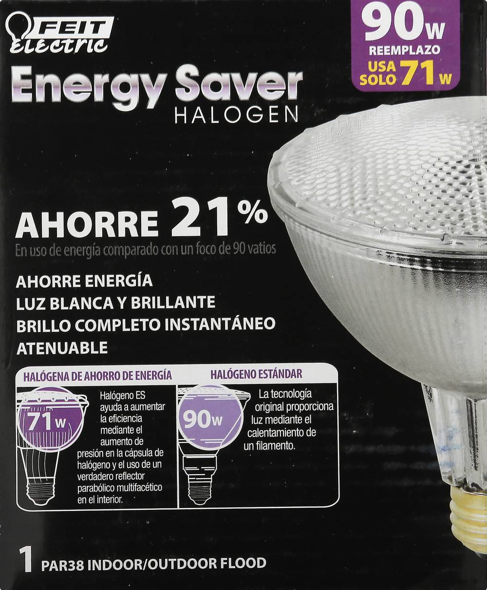 Feit Electric 90 Watts Energy Saver Halogen Flood Bulb - Delivery in ...