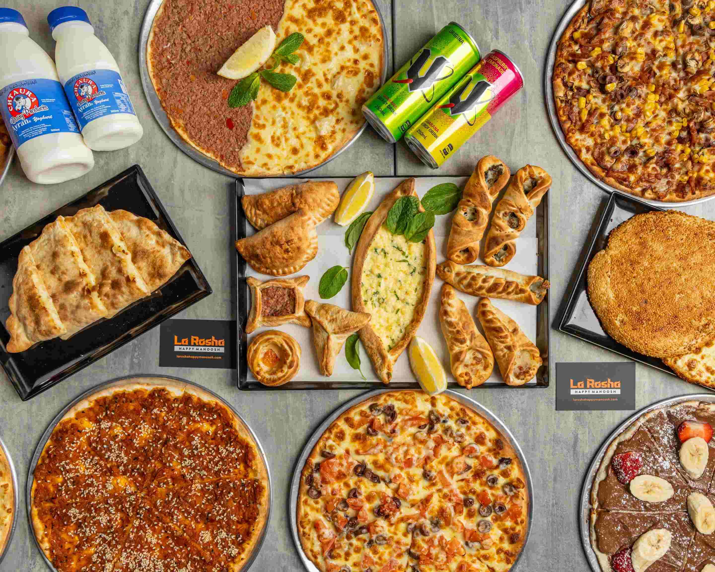 Order La Rosha Happy Manoosh Menu Delivery and Takeaway in Sydney ...