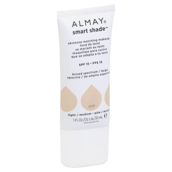 Almay Smart Shade Skintone Light/Medium 200 Matching Makeup | Delivery ...