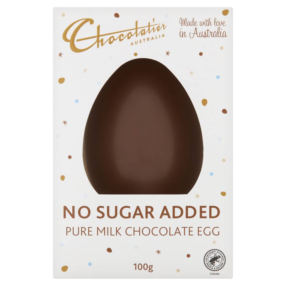 Chocolatier No Sugar Added Milk Chocolate Easter Egg Delivery Near Me ...