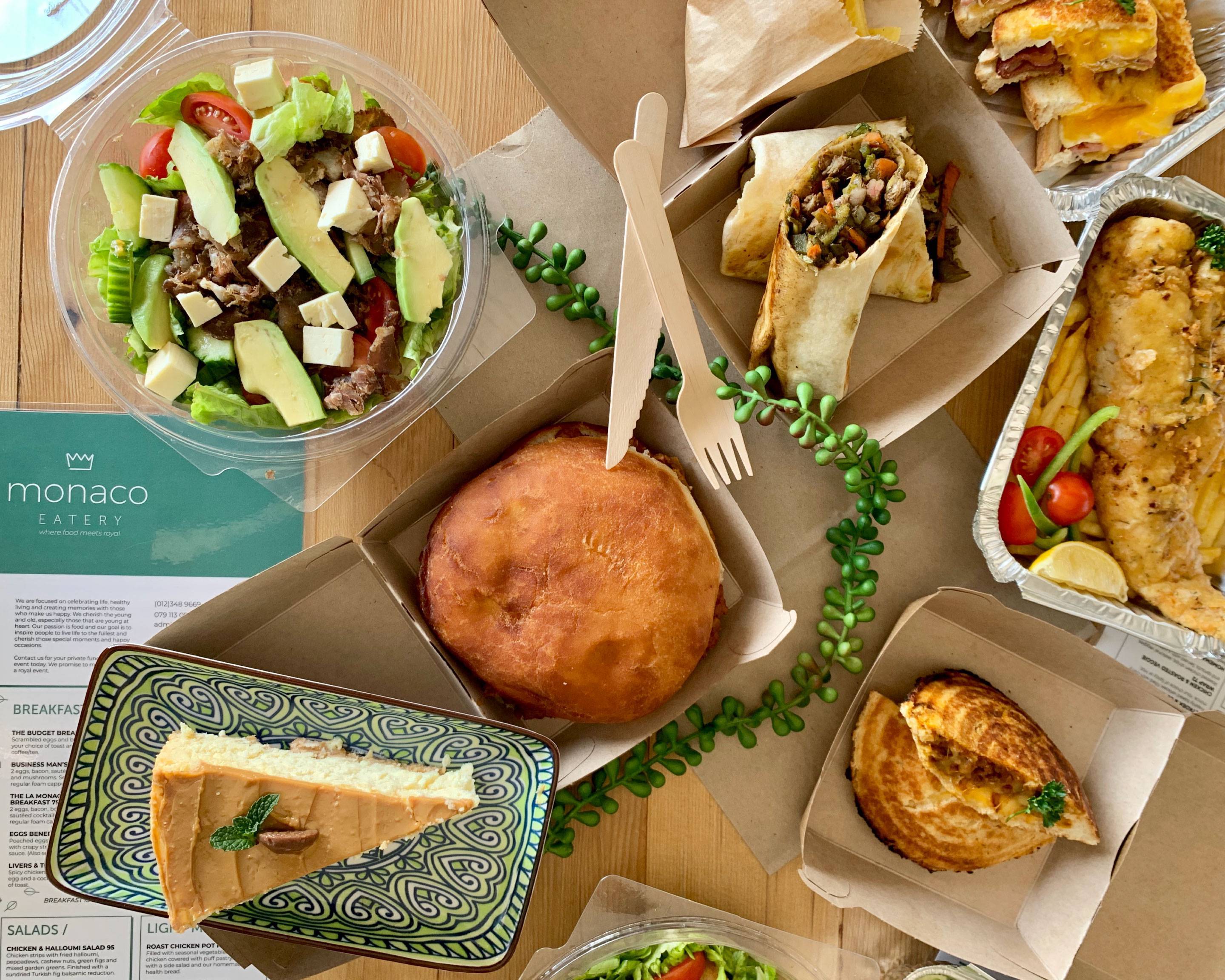 Order Monaco Eatery | Menu & prices | City of Tshwane delivery | Uber Eats