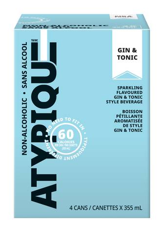 ATYPIQUE Cocktail sans alcool gin tonic - gin and tonic non alcoholic ...