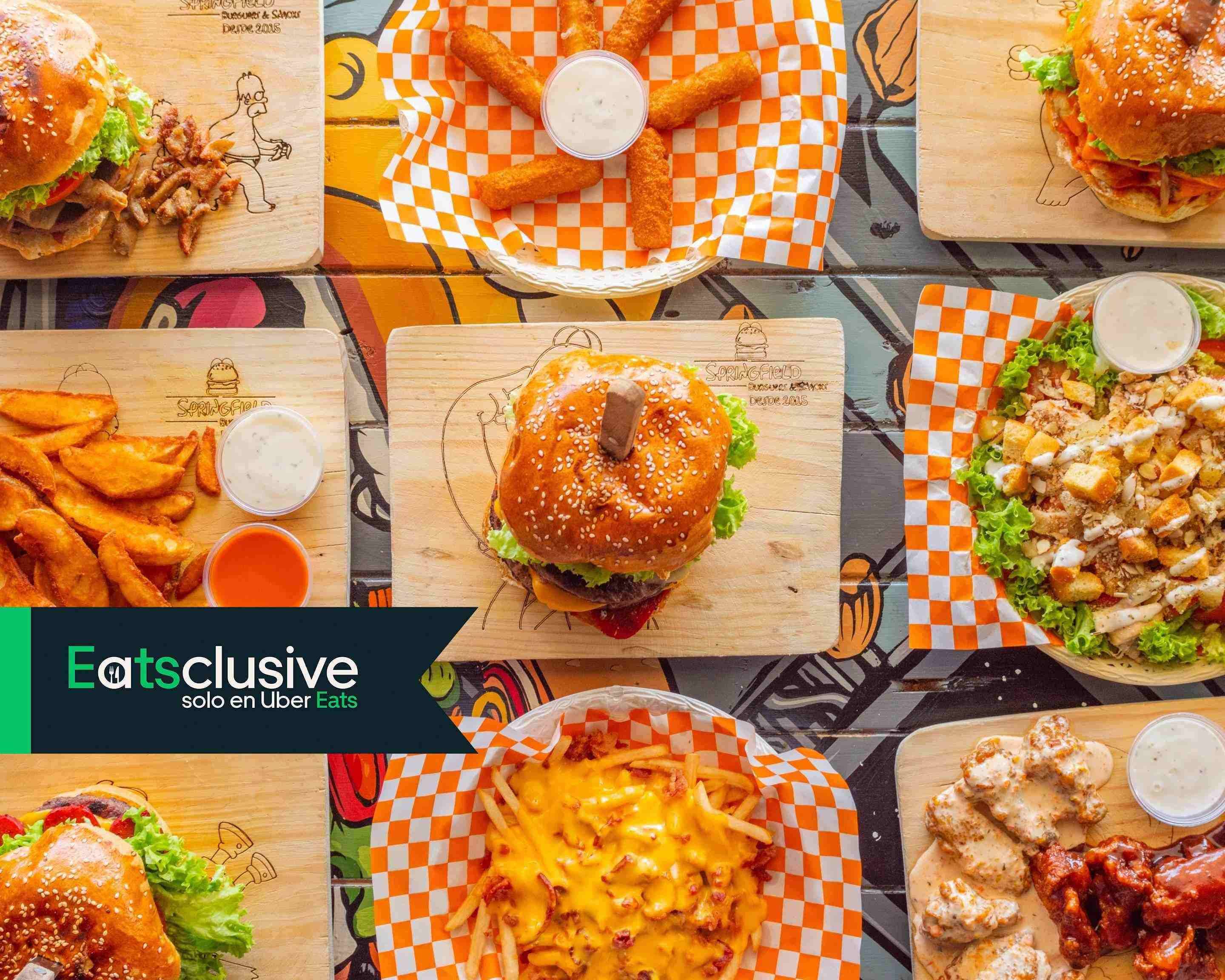 Springfield Burger And Snacks (Celaya) Menú a Domicilio【Menú y Precios ...