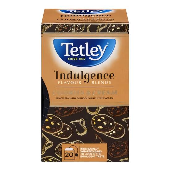 Tetley Indulgence Cookies & Cream Tea (20 units) | Delivery Near You ...
