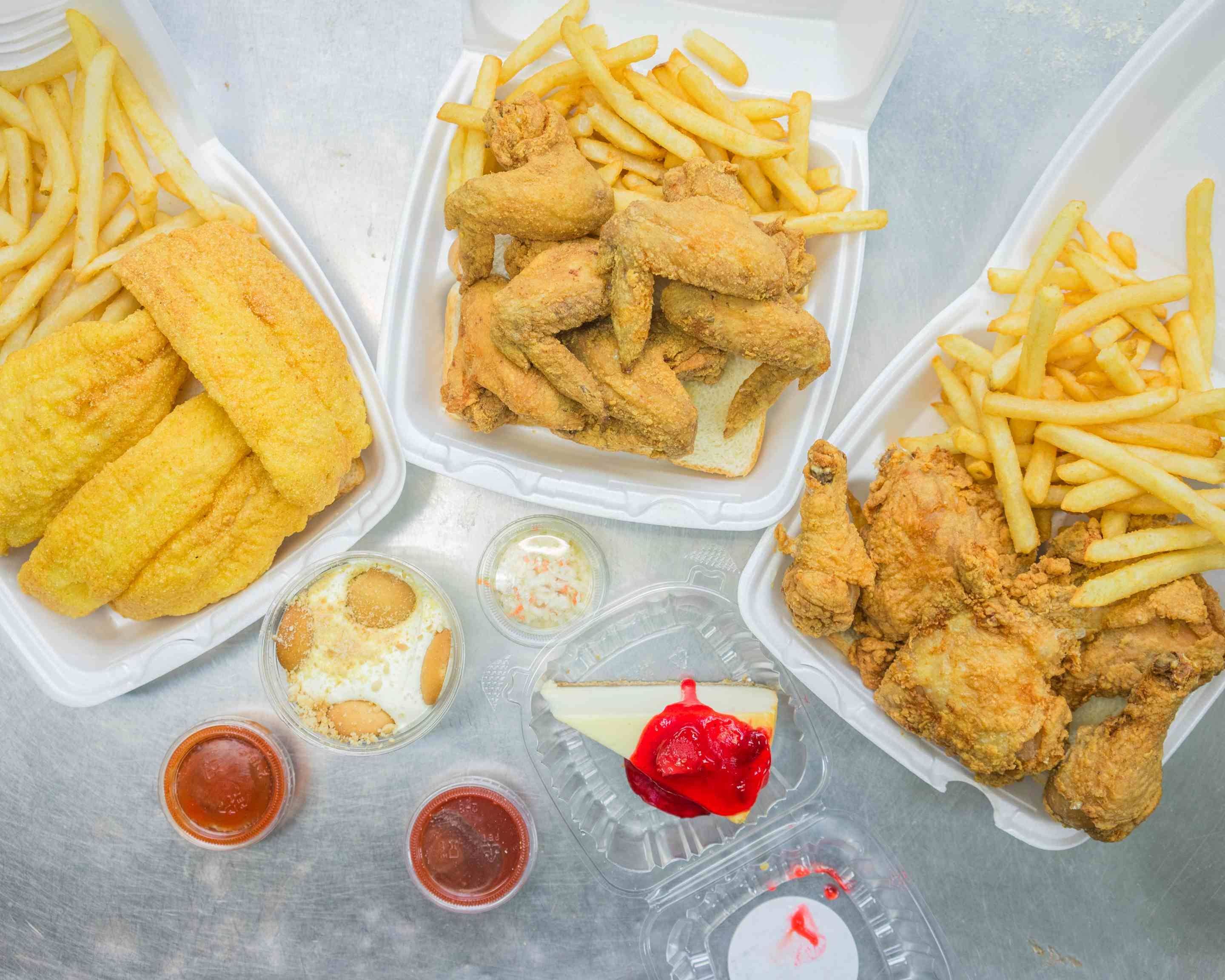 Order Sharks Harvey Fish and Chicken Menu Delivery in Harvey | Menu ...