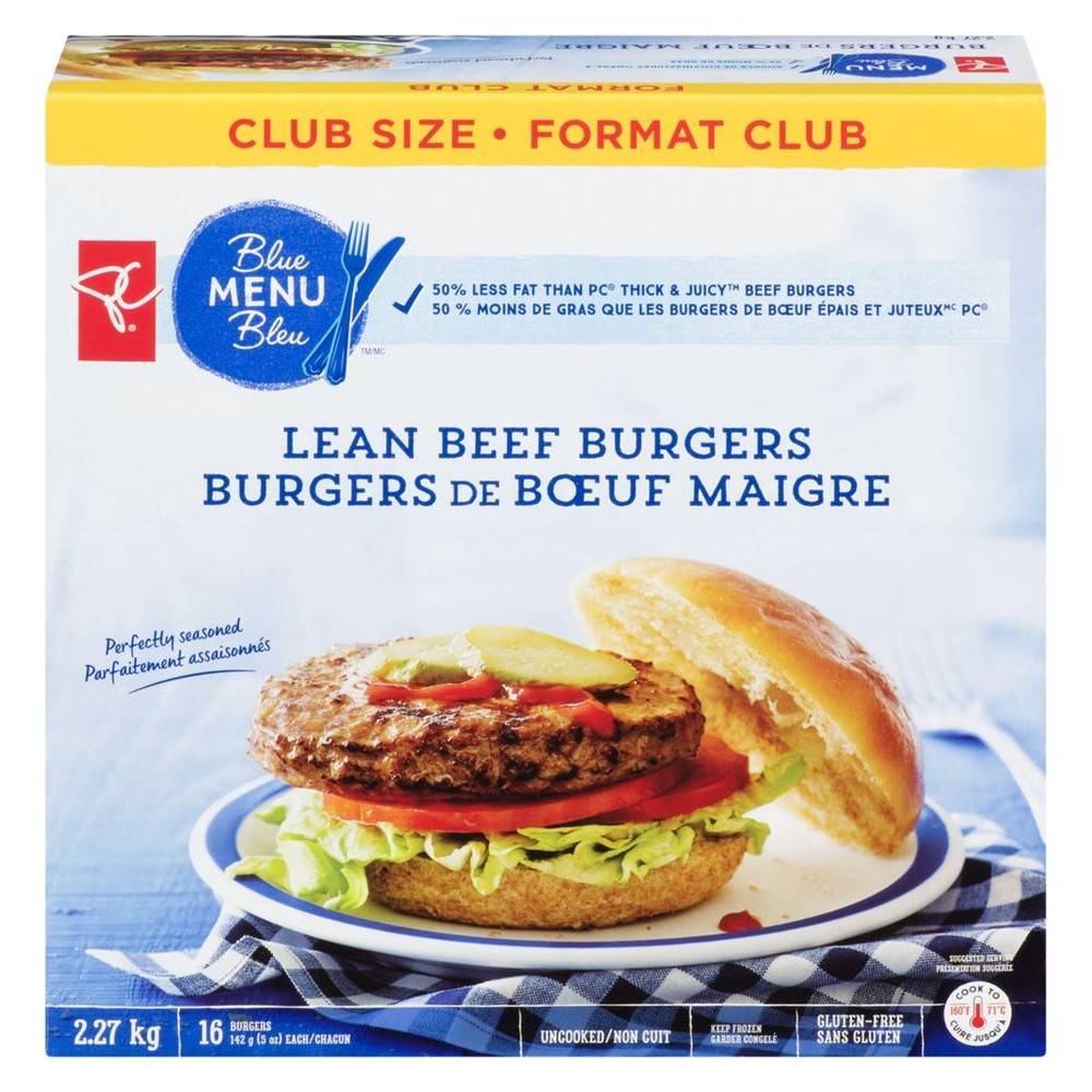 PC BLUE MENU Lean Beef Burgers Delivery Near Me | Order Online | Uber Eats