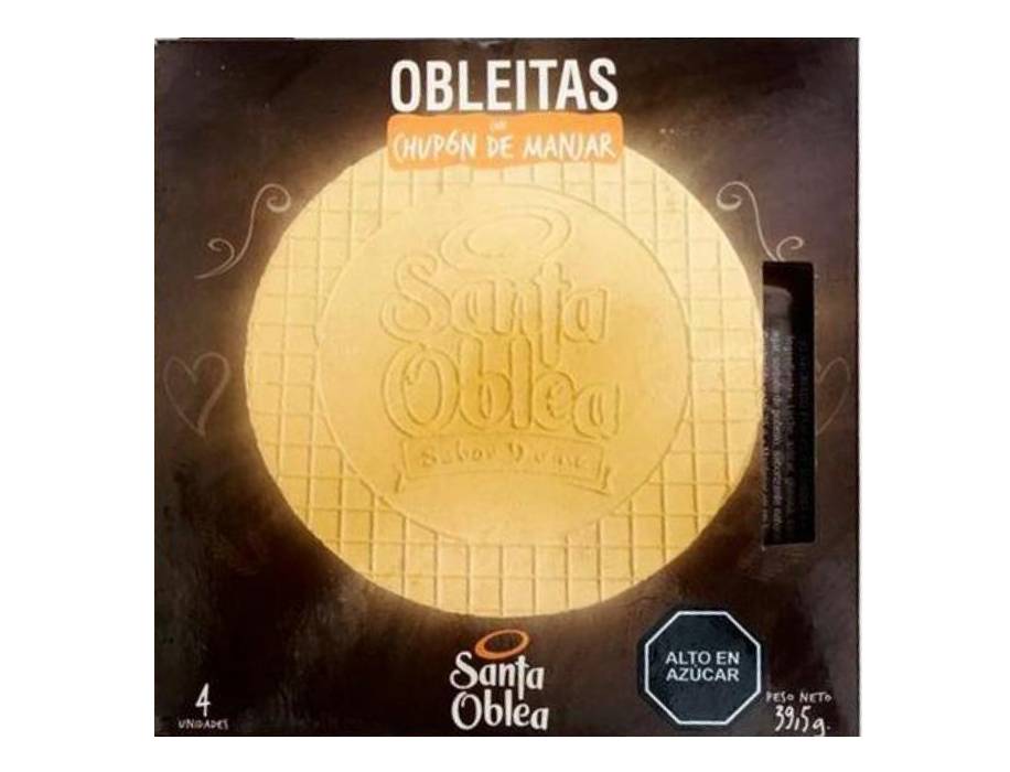 Santa Oblea Obleitas con chupón de manjar Delivery Near Me | Order ...