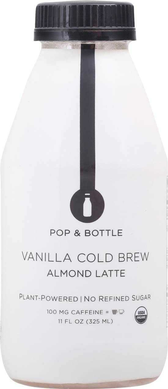 Pop & Bottle Vanilla Cold Brew Almond Latte (11 fl oz) | Delivery Near ...