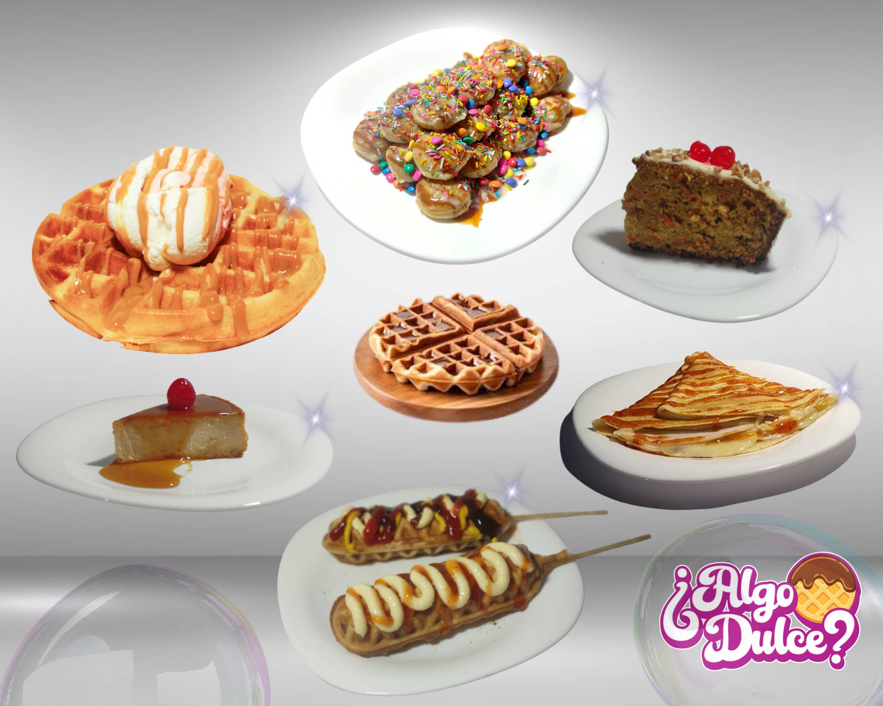 Crepas, Waffles, Mini Hotcakes y más, ¿Algo Dulce? Menú a Domicilio en ...
