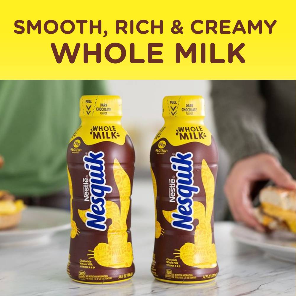 Nesquik Dark Chocolate Whole Milk - Delivery in Under an Hour | Milk ...
