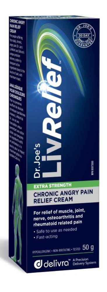 Livrelief extra strong joint pain relief analgesic cream - extra strong ...