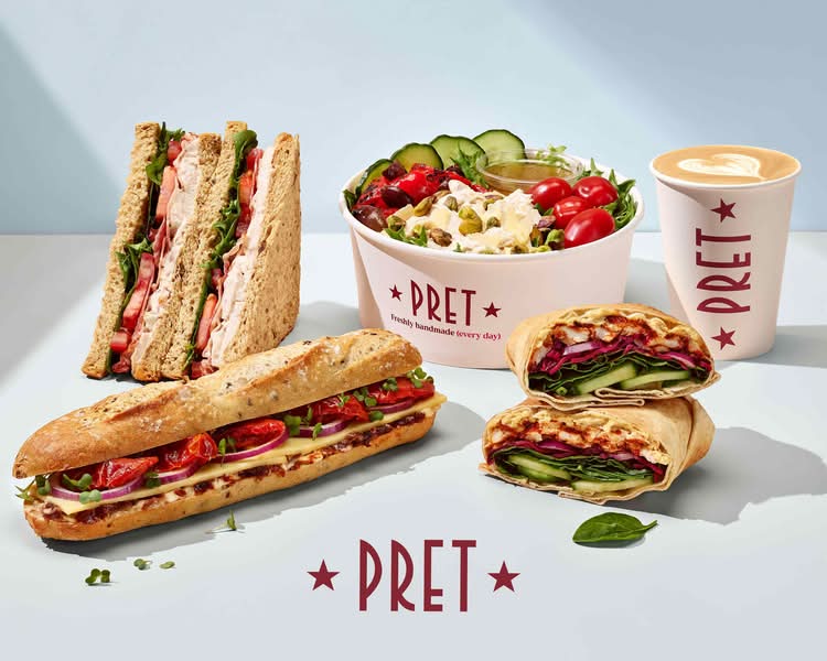 Pret a Manger (Bridge Street Arcade) Menu Deals & Prices - Cardiff ...