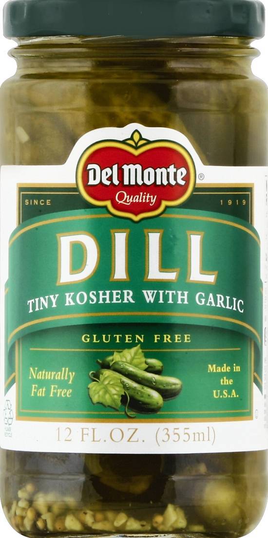 Del Monte Dill Tiny Kosher With Garlic (12oz jar) | Delivery Near You ...