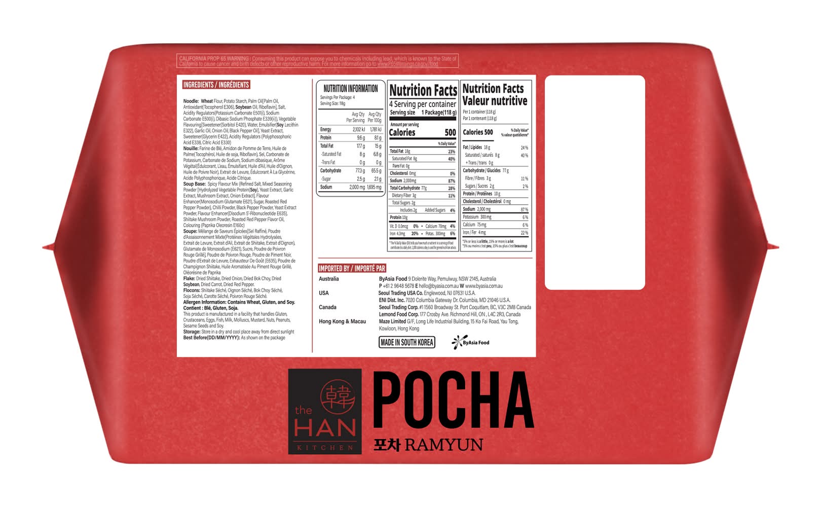 The Han Kitchen Pocha Ramyun Instant Noodles Delivery Near Me | Order ...