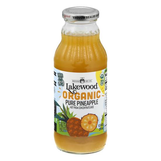 Lakewood Organic Pure Pineapple Juice (12.5 fl oz) | Delivery Near You ...