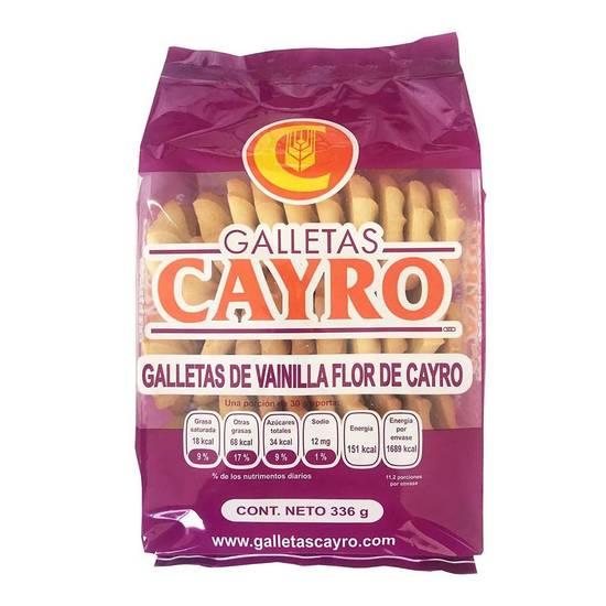 Galletas de vainilla flor de cayro (336 g) | Delivery Near You | Uber Eats