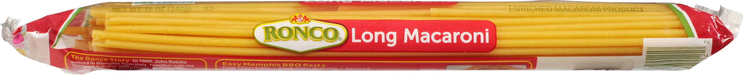 Ronco Long Macaroni Pasta Delivery Near Me | Order Online | Uber Eats