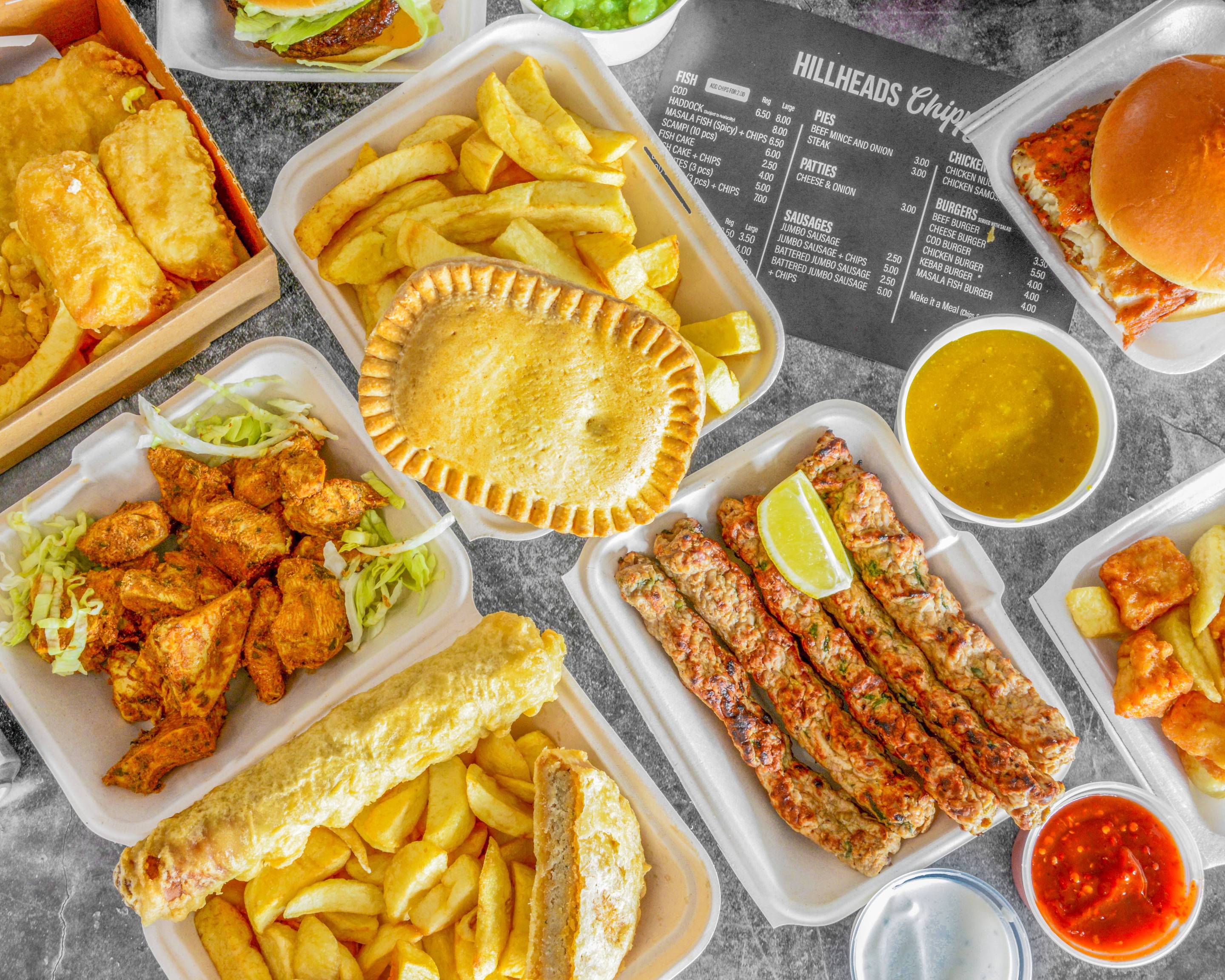 Hillheads Chippy Menu Deals & Prices - Newcastle Upon Tyne Delivery ...