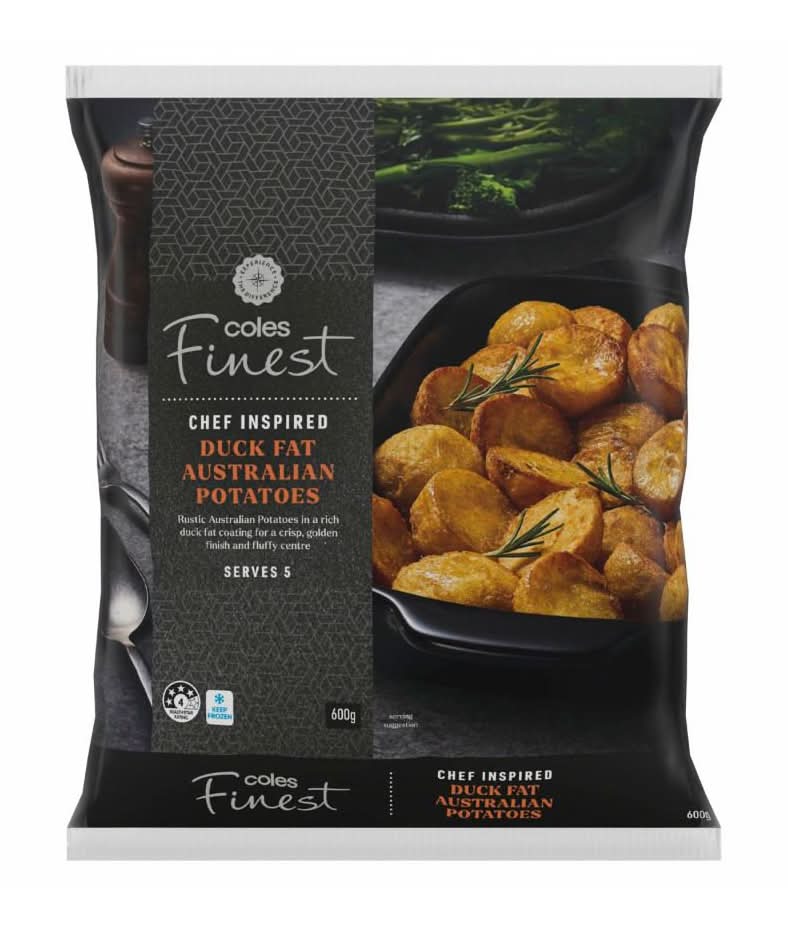 Coles Finest Chef Inspired Duck Fat Roast Australian Potatoes Delivery ...