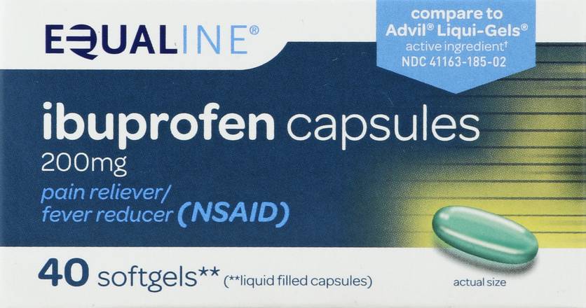 Equaline Ibuprofen 200 mg (40 ct) | Delivery Near You | Uber Eats