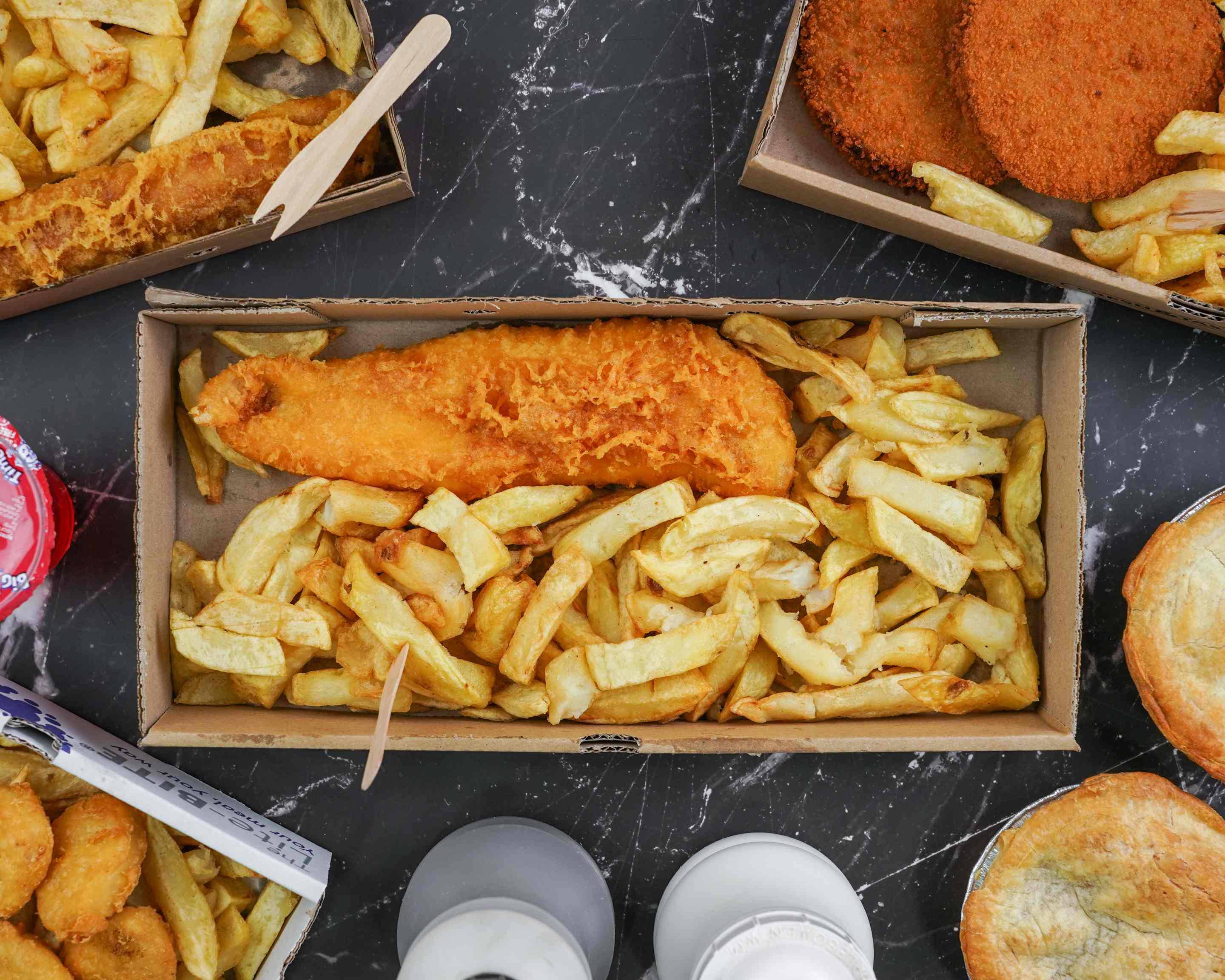 Best Fry Fish & Chips Menu & Prices - West End Delivery - Order with ...