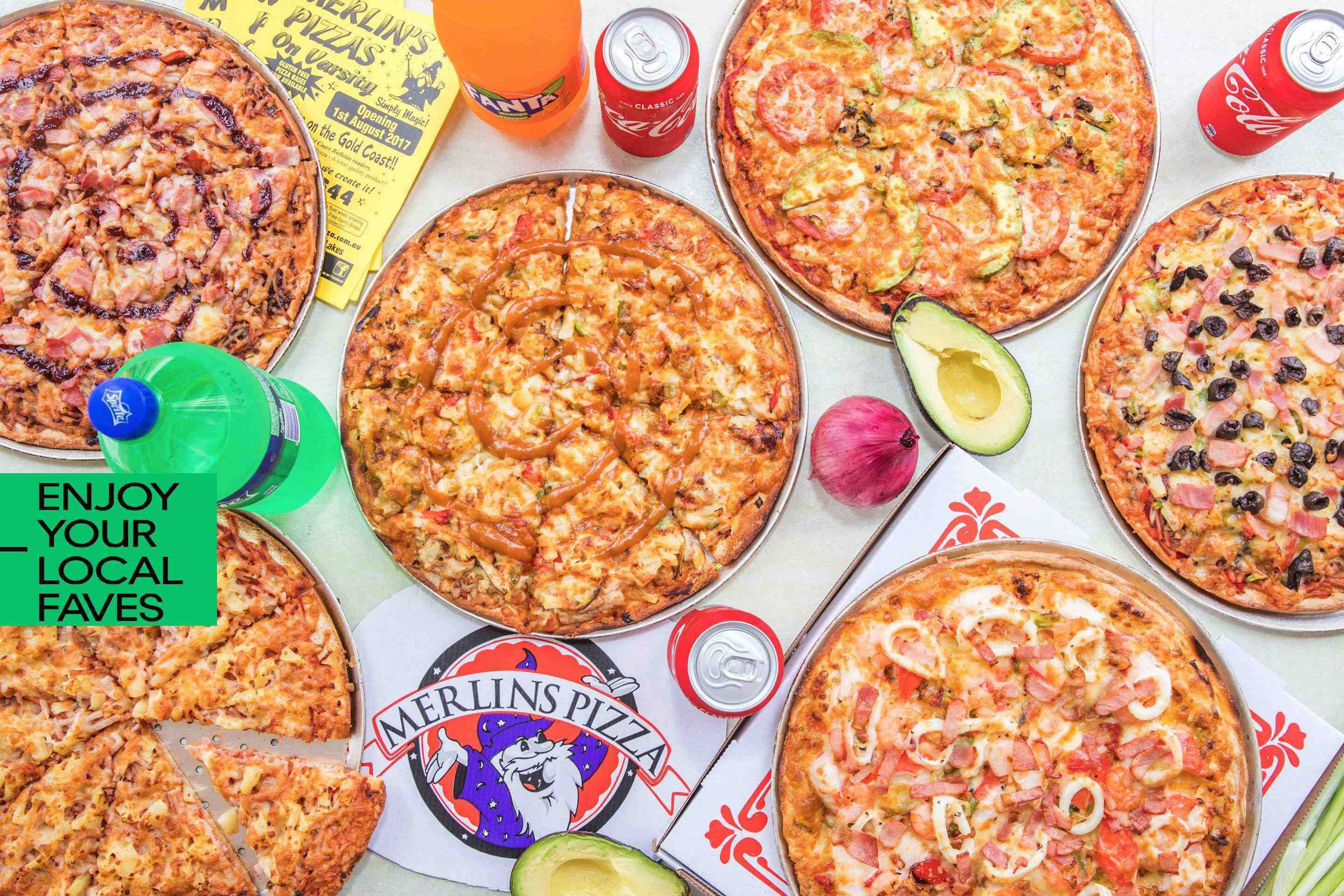 Merlins Pizza Menu Takeout in Gold Coast | Delivery Menu & Prices ...