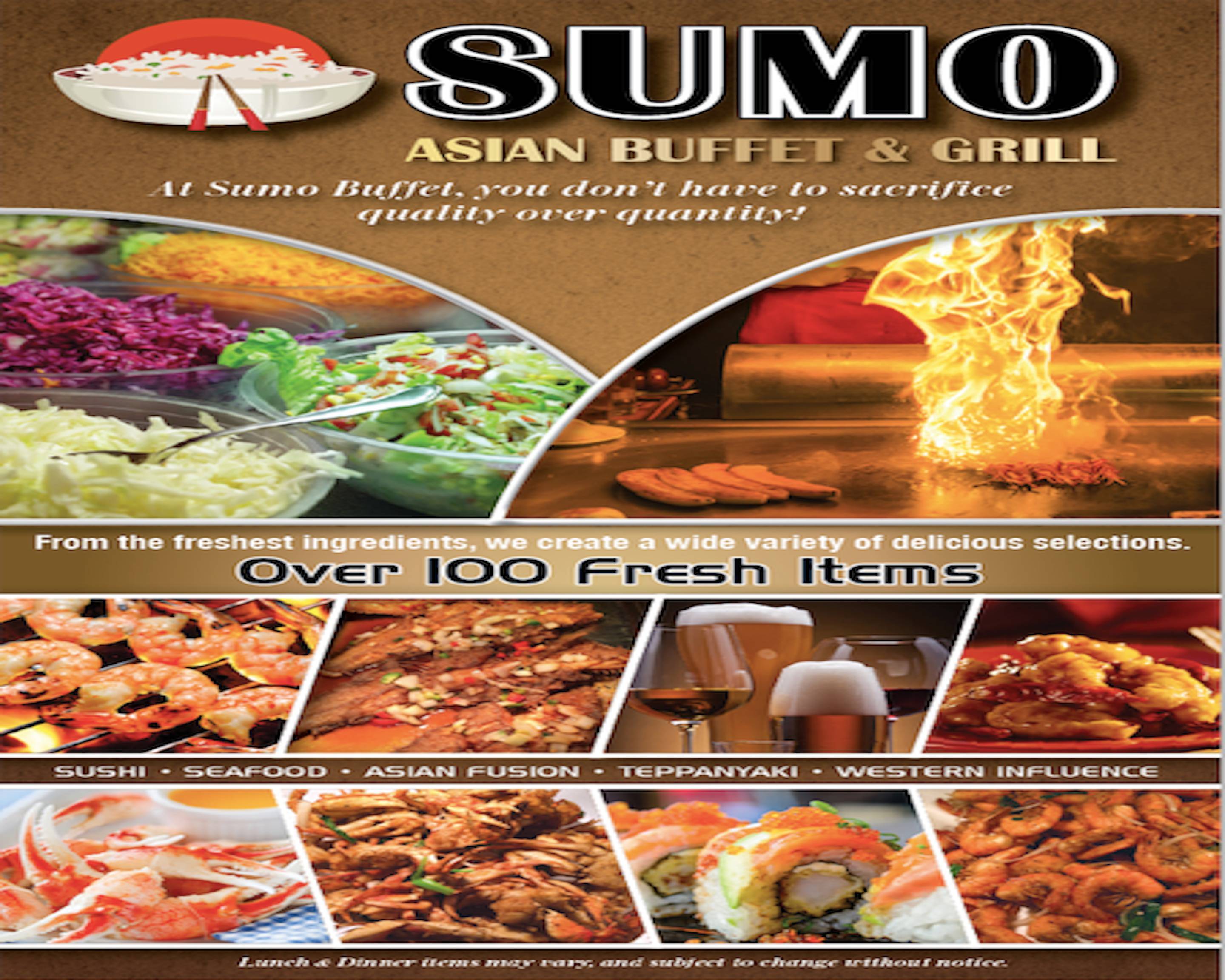 Order Sumo Asian Buffet & Grill Menu Delivery in Los Angeles | Menu ...