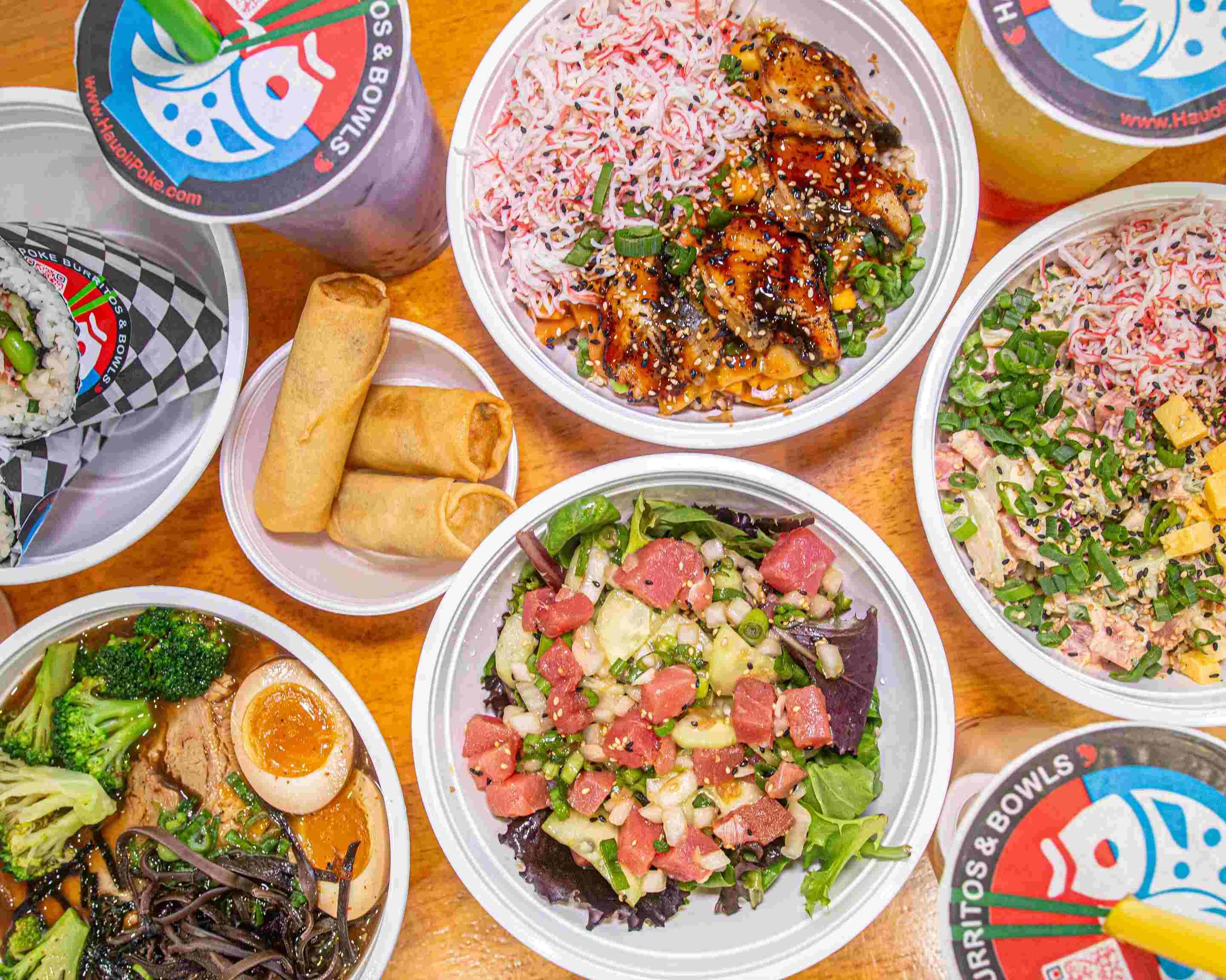 Order Hau'oli Poke Burritos & Bowls Menu Delivery in Sherman | Menu ...
