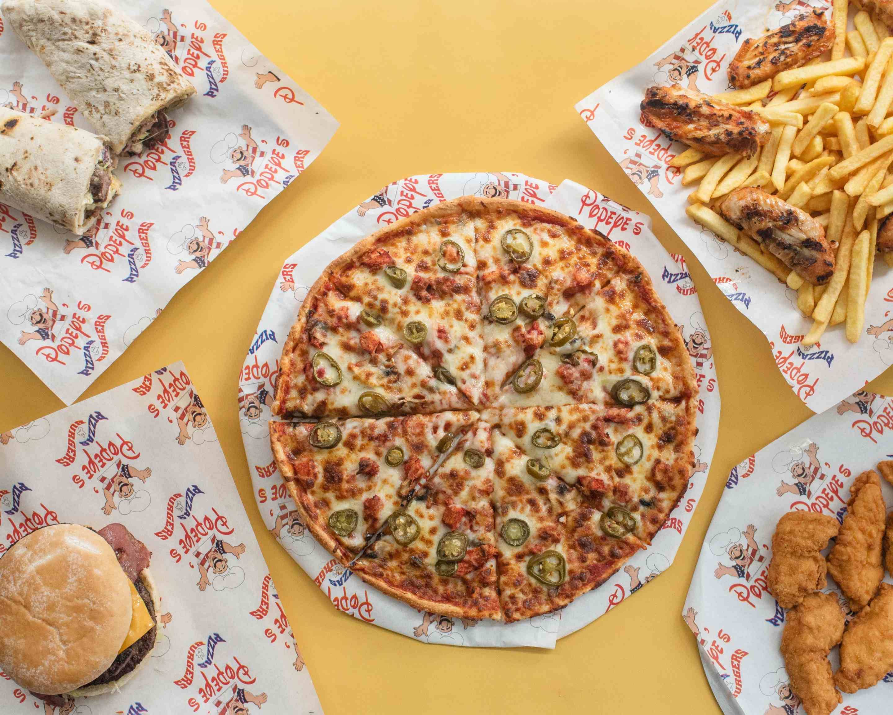 Popeye's Pizza and Burger Menu Deals & Prices - Leicester Delivery ...