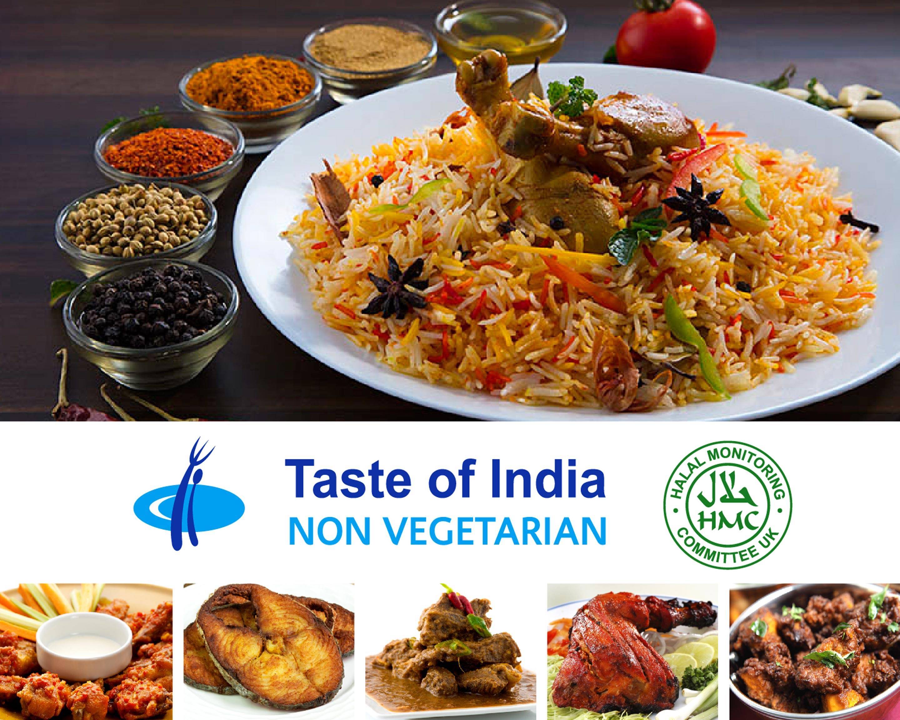 TASTE OF INDIA NON VEGETARIAN( EAST HAM ) Menu & Prices - London ...