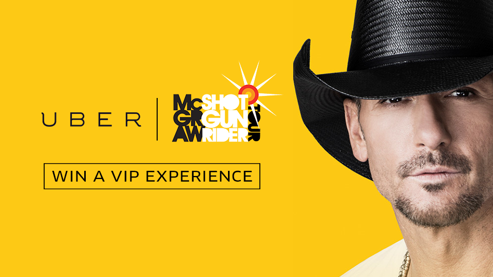 Experience Tim McGraw LIVE in VIP Style