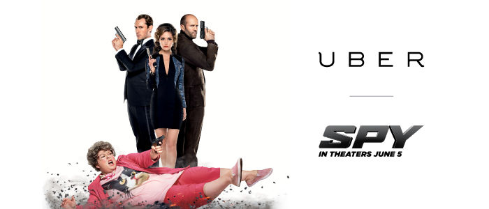 Let Uber Connect You To The World Premiere of SPY