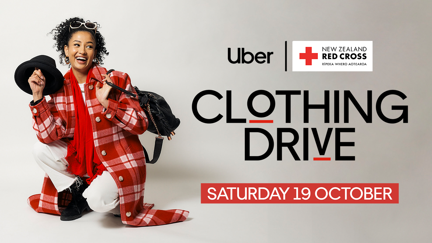 Declutter that wardrobe Aotearoa, the Uber Red Cross Clothing Drive ...
